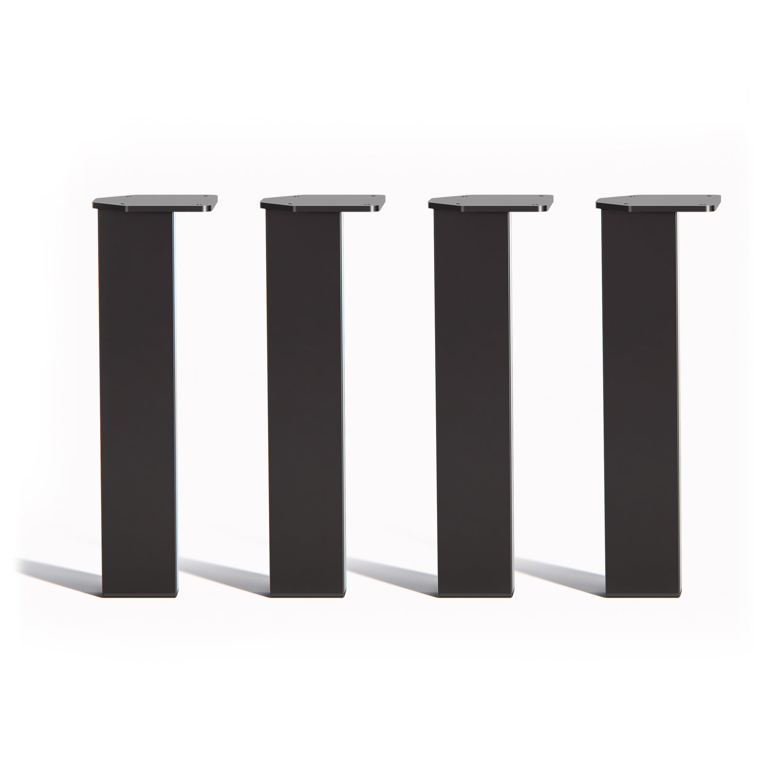 Single Pin Box Section Bench Legs | Scandinavian Inspired Furniture