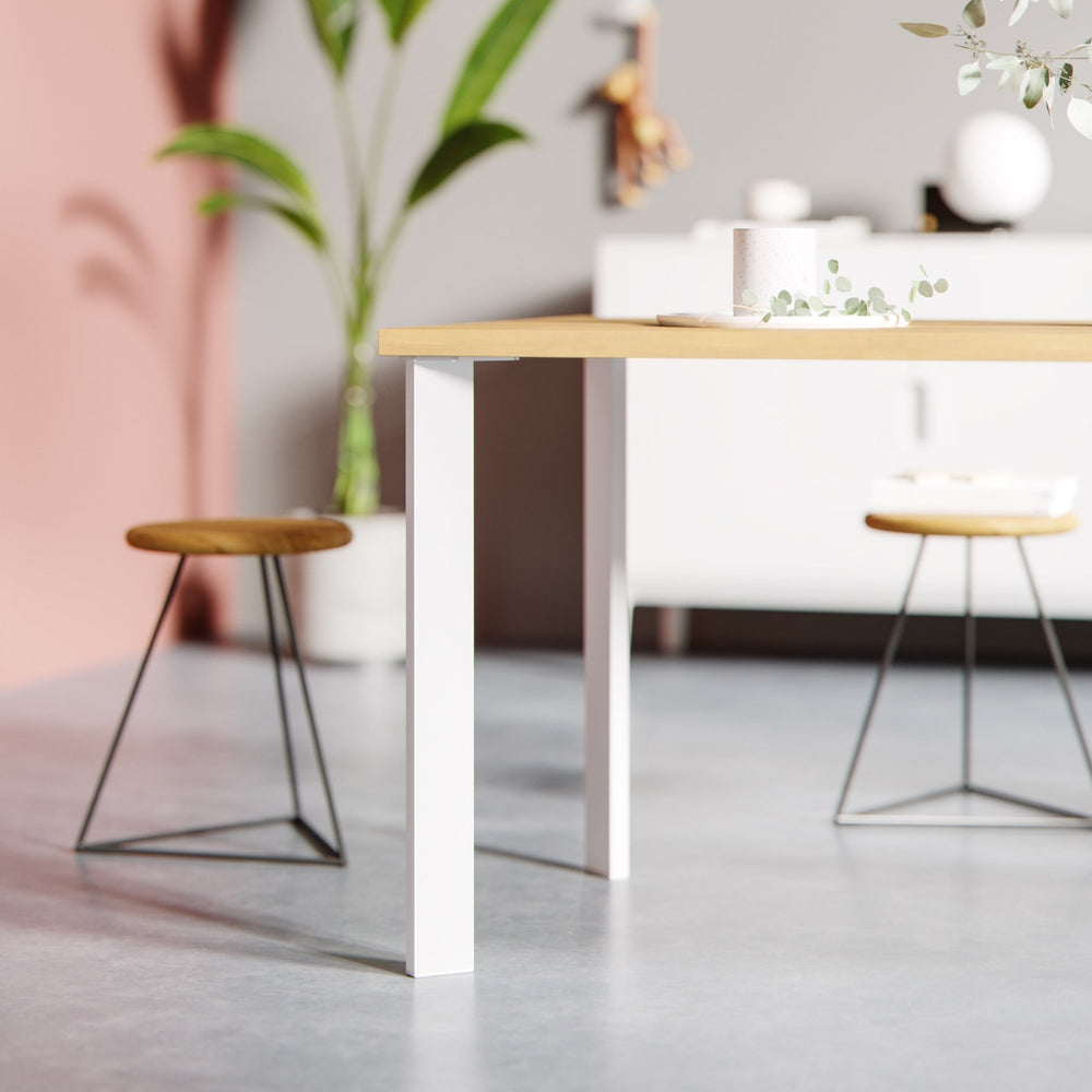 Single Pin Box Table Section Legs | Scandinavian Inspired Furniture